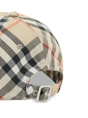 Burberry Checked Baseball Cap