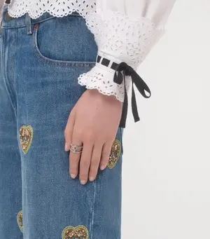Valentino Garavani Vlogo Crystal Ring