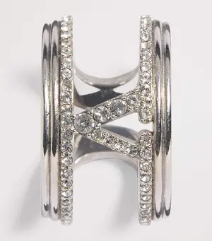 Valentino Garavani Vlogo Crystal Ring