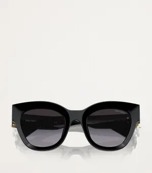 Miu Miu Acetate Mu01ys Sunglasses - Black