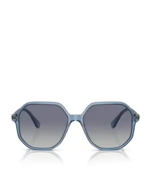 SWAROVSKI Oversized Sk6003 Sunglasses - Blue