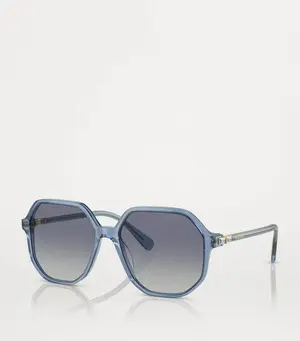 SWAROVSKI Oversized Sk6003 Sunglasses - Blue