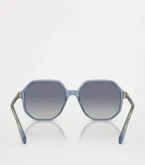 SWAROVSKI Oversized Sk6003 Sunglasses - Blue