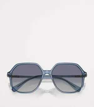 SWAROVSKI Oversized Sk6003 Sunglasses - Blue