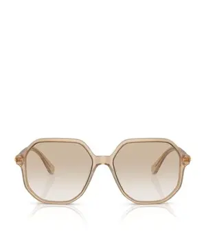 SWAROVSKI Oversized SK6003 Sunglasses Brown
