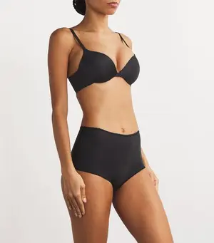 SKIMS Ultimate Plunge Push-up Bra - Black
