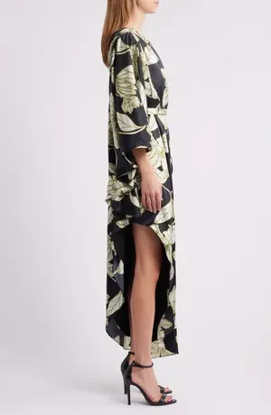 HUTCH One-shoulder Midi Dress