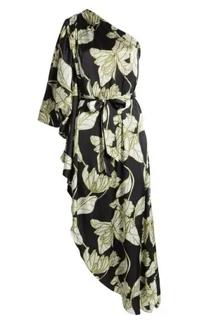 HUTCH One-shoulder Midi Dress