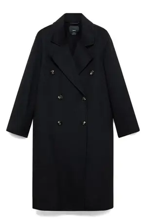 Mango Handmade Oversized Wool-blend Coat