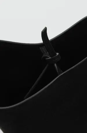 Mango Leather Bucket Bag