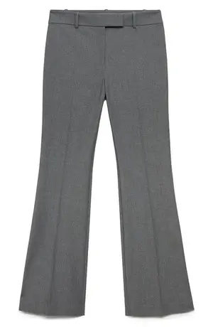 Mango Mid-rise Flare Trousers