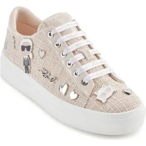 Karl Lagerfeld Paris Cate Tweed Sneakers