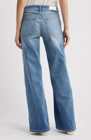 RE/DONE Comfort Stretch Mid-rise Wide-leg Jeans