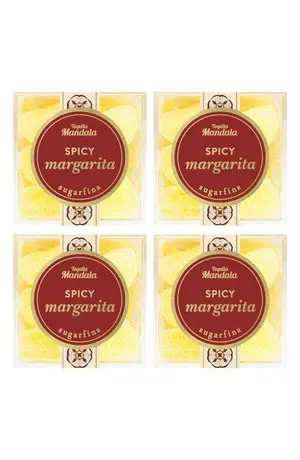 SUGARFINA Set Of 4 Spicy Margarita Gummy Candy Cubes - No Color