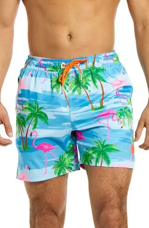 Opposuits Flaminguy Stretch Swim Trunks