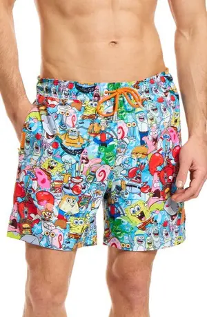 Opposuits Printed Stretch Swim Trunks - Miscellaneous