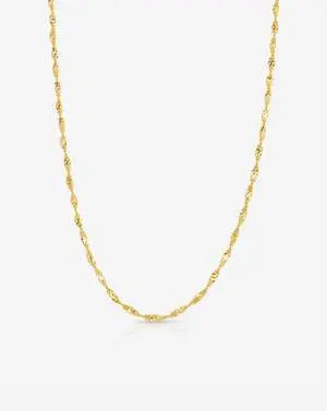 Ring Concierge Twisted Dorica Chain Necklace - One-color