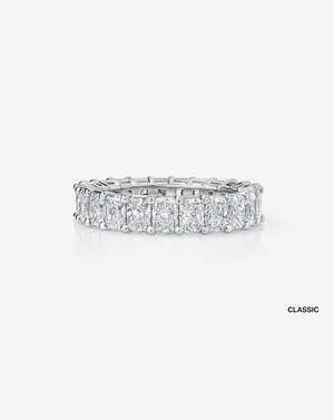 Ring Concierge Radiant Lab Diamond Eternity Band - Platinum