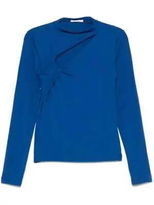Patrizia Pepe Cut-out Draped Top