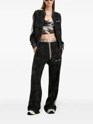 Palm Angels Jacquard Zipped Sweater