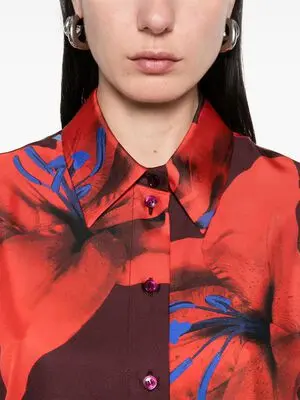 Alexander McQueen Floral-print Shirt