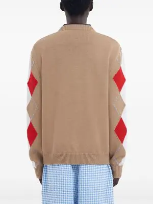 Marni Argyle Intarsia-knit Jumper