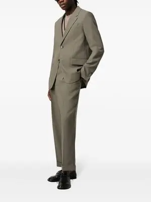 AMI Paris Wool Blazer - Grey
