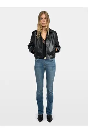 Zadig&Voltaire Liston Cropped Leather Jacket