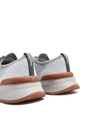 Brunello Cucinelli Knitted Sneakers - Grey