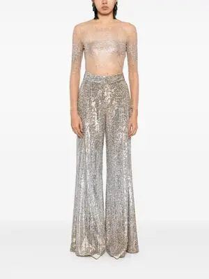 Elie Saab Gradient-sequin Trousers