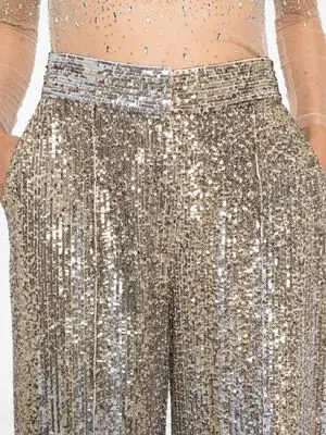 Elie Saab Gradient-sequin Trousers