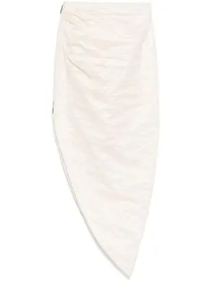 Maticevski Cologne Draped Skirt - Neutrals