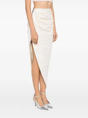 Maticevski Cologne Draped Skirt