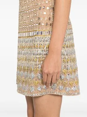 Elie Saab Bead-embroidered Dress