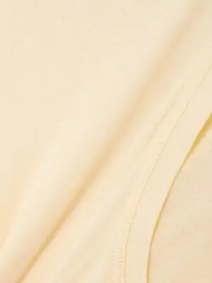 JIL SANDER Layered Cotton-crepe T-shirt - Neutrals