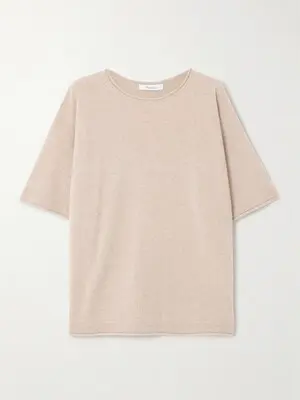 Max Mara Cashmere T-shirt - Neutrals