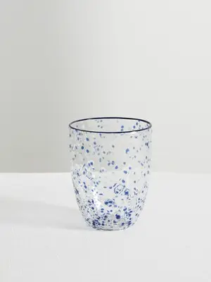 Dolce & Gabbana Painted Water Glass - Blue
