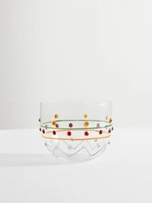 Dolce & Gabbana Painted Glass Bowl - Multi
