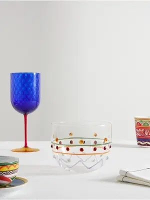 Dolce & Gabbana Painted Glass Bowl