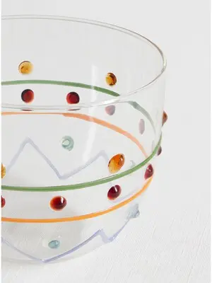 Dolce & Gabbana Painted Glass Bowl