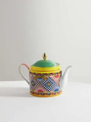 Dolce & Gabbana Painted Porcelain Tea Pot