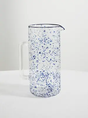 Dolce & Gabbana Painted Glass Carafe - Blue