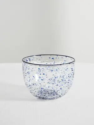 Dolce & Gabbana Painted Glass Bowl - Blue