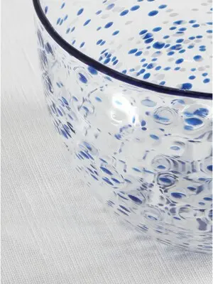 Dolce & Gabbana Painted Glass Bowl - Blue