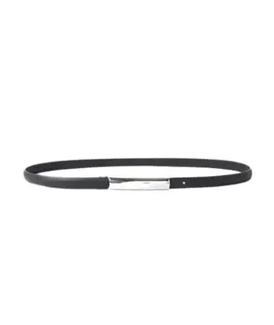 Anderson's Leather Skinny Belt - Black