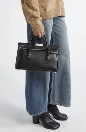 MAISON MARGIELA 5ac Medium Top Handle Bag - Black
