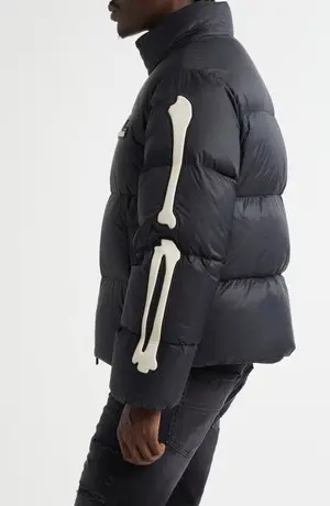 Amiri Bones Down Puffer Jacket - Black