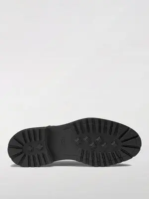 DOUCAL'S Brogue Shoes With Buckle Detailing - Graphite