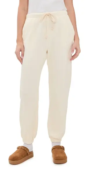 Donni. Eco Terry Sweatpants - Creme
