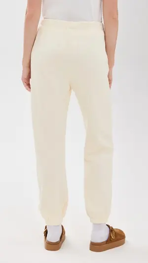 Donni. Eco Terry Sweatpants - Creme